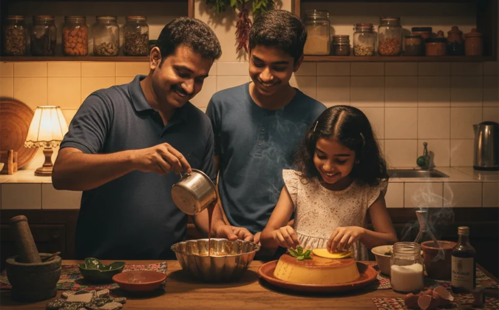 Caramel Pudding Recipe | Easy Milk Dessert with Cardamom - Rasa Padhama
