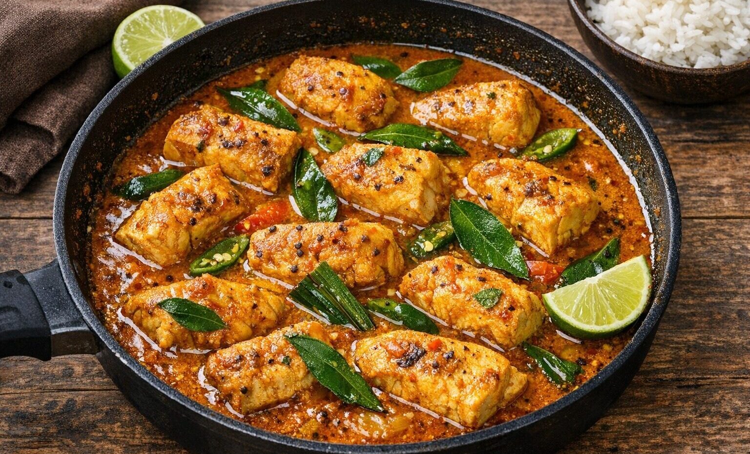Chili Fish Curry – මිරිස් මාළු කරිය – Rasa Padhama